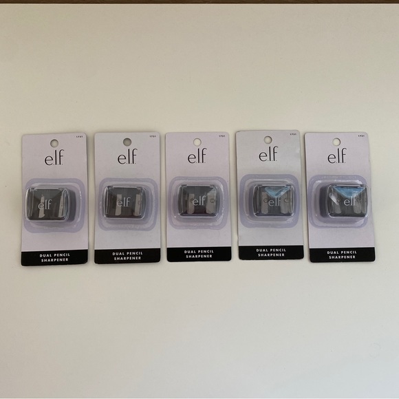 ELF | Makeup | Nwt Elf Cosmetics Dual Pencil Sharpener Black Pack Of 5 ...